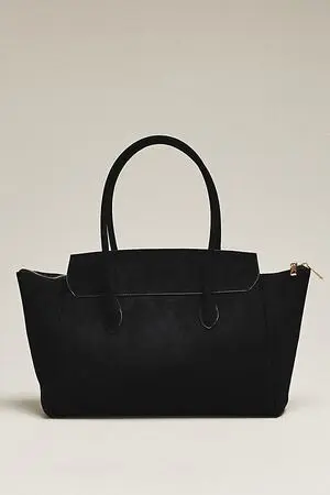 Anthropologie Structured Foldover Satchel