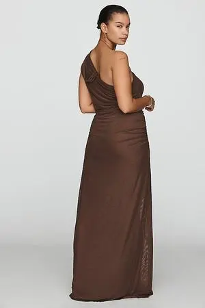 AFRM Swezey One-shoulder Maxi Dress