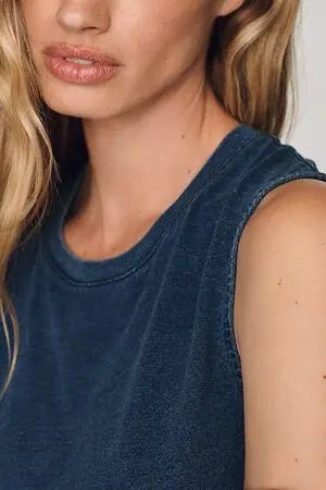 Z Supply Sloane Tank Top - Dark Denim