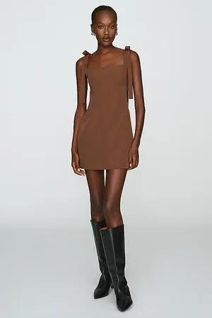 Endless Rose Bow-strap Shift Dress