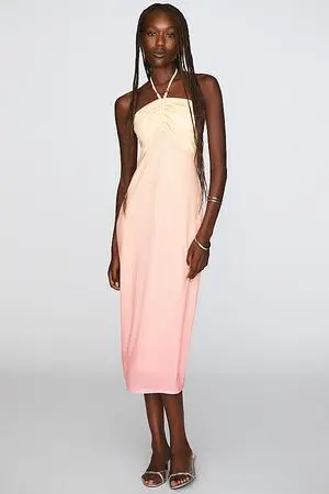 ELEVATOR DISCO Star Night Halter Midi Dress