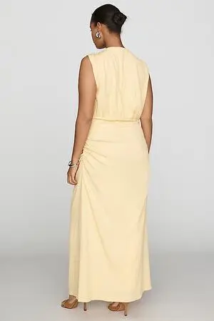 SOVERE / Kinslee Plus Maxi Dress With Asymmetrical Neckline