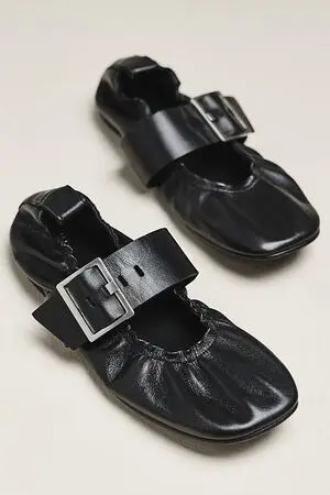 ALOHAS Sarea Leather Ballet Flats