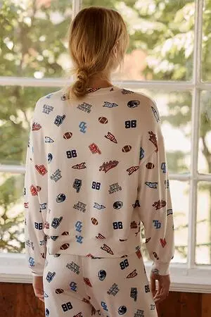 Anthropologie Z Supply Varsity Long Sleeve Top
