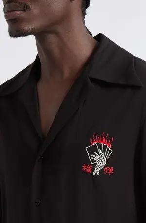 LU'U DAN Listed Uniform Camp Shirt