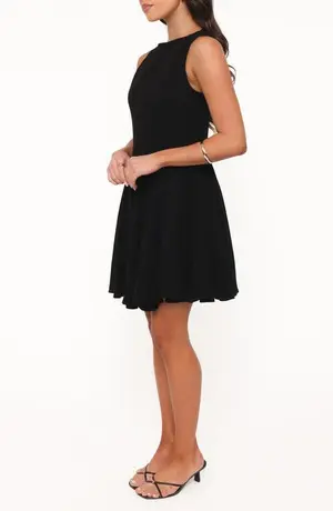 PETAL & PUP Vanity Sleeveless Fit & Flare Minidress