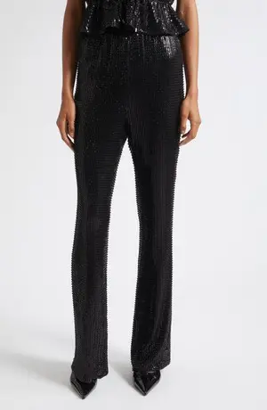 TOCCIN Gemma Sequin Pull On Pants - Jet