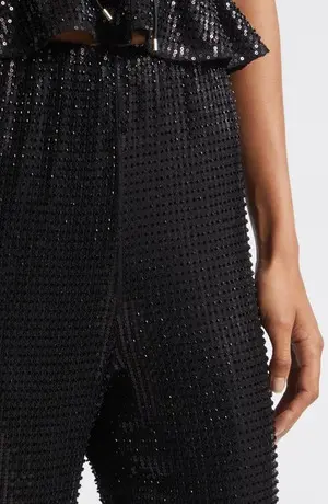 TOCCIN Gemma Sequin Pull On Pants