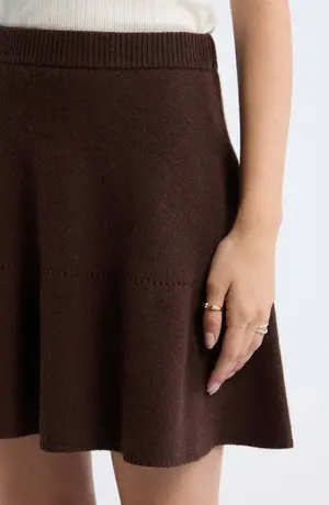 Treasure & Bond Wool & Cashmere Miniskirt