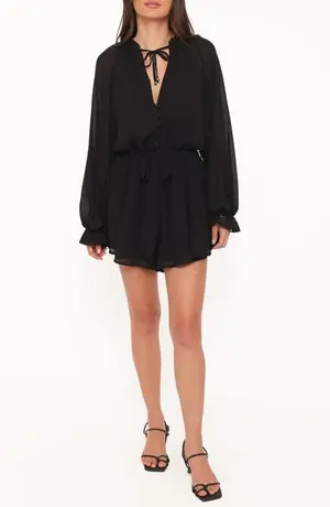 PETAL & PUP Michelle Long Sleeve Romper