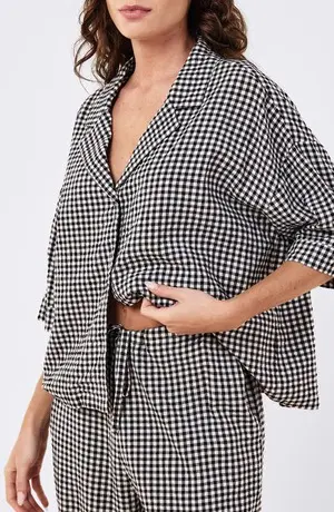 PAPINELLE Seersucker Gingham Pajamas
