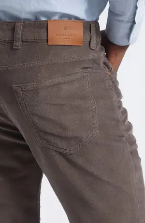 Boglioli Five-pocket Stretch Corduroy Pants