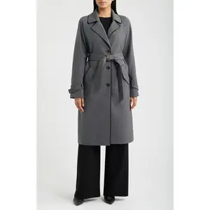 Via Spiga Stretch Gabardine Trench Coat