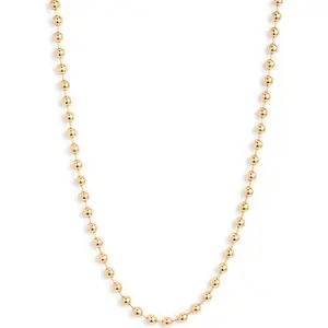 Nordstrom 16-inch Shot Bead Chain Necklace - Gold