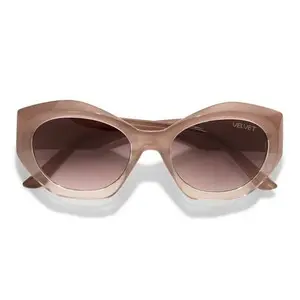 VELVET EYEWEAR Alice Polarized Sunglass - Blush