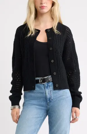 Treasure & Bond Fine Knit Cardigans For Women
