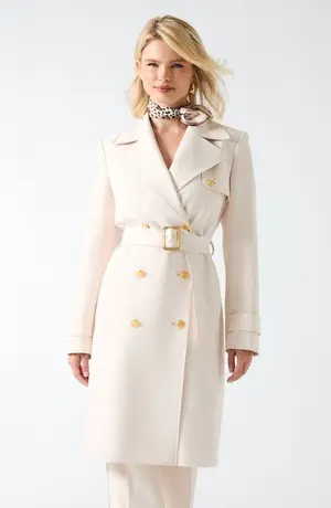 MARCIANO Jasmine Double Breasted Trench Coat
