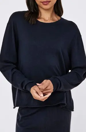 PAPINELLE Cotton & Cashmere Crewneck Sweater