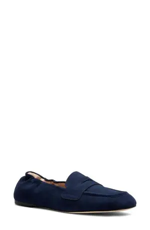 Women's Navy Flats