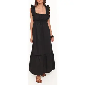 PETAL & PUP Danity Maxi Dress - Black