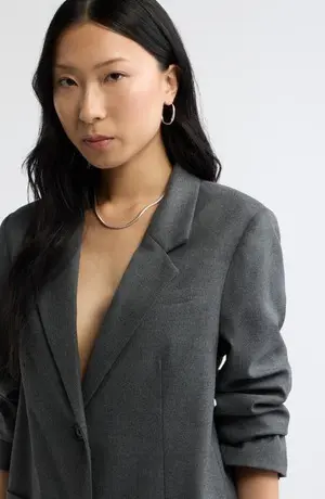 Nordstrom Herringbone Chain Necklace - Silver