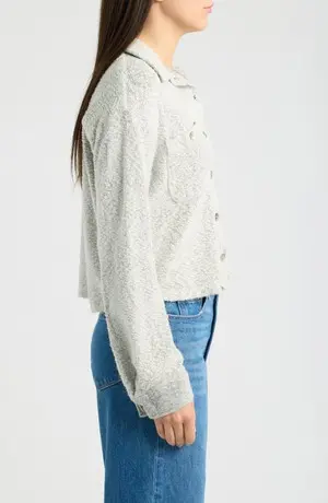CLOTH & STONE Textured Pocket Cardigan