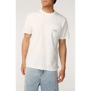 Rip Curl Pacific Rinse Pocket Graphic T-shirt - Bone