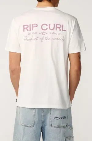 Rip Curl Pacific Rinse Pocket Graphic T-shirt - Bone