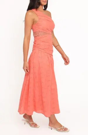 PETAL & PUP Corinne Eyelet Maxi Dress