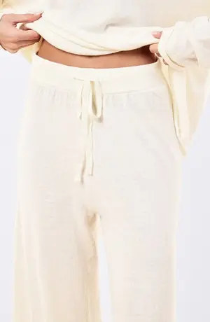 PAPINELLE Cotton And Cashmere Knit Lounge Pants