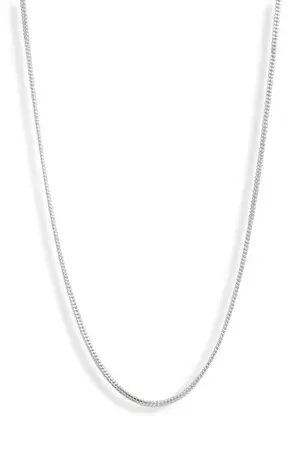 Nordstrom Curb Link Chain Necklace - Silver