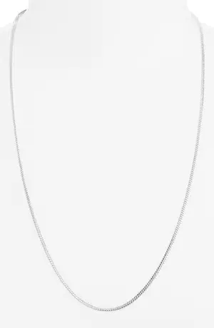 Nordstrom Curb Link Chain Necklace - Silver