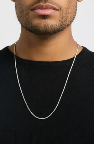 Nordstrom Curb Link Chain Necklace - Silver