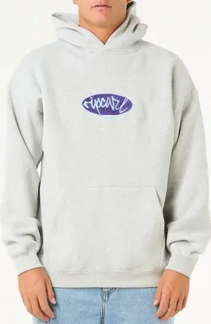 Rip Curl Rip Script Cotton Blend Hoodie
