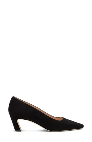 STUART WEITZMAN Stassi Pump - Black Suede
