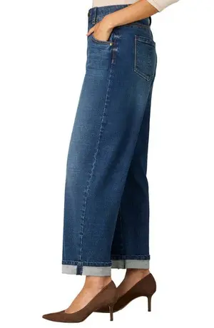 Wit & Wisdom High Waist Straight Leg Jeans