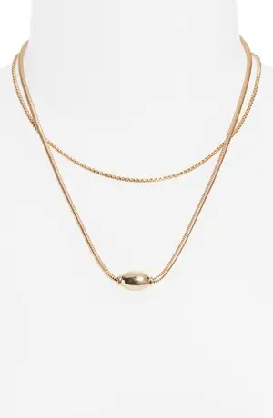 OPEN EDIT Orb Layered Chain Necklace