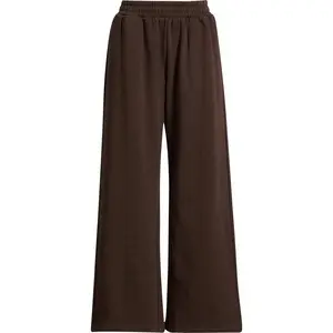 Bp. Low Rise Wide Leg Sweatpants - Brown Coffee