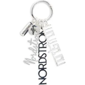 Nordstrom 125th Anniversary Logo Key Chain - Silver