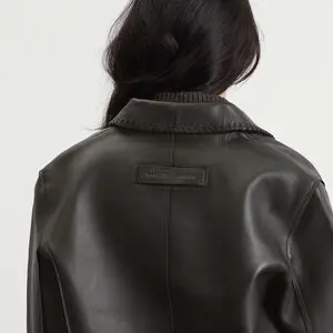 SAMSØE SAMSØE Salylo Leather Jacket