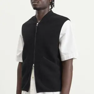 Universal Works Wool Fleece Zip Waistcoat