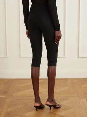 Dolce & Gabbana Crepe High-rise Straight-leg Capri Pants