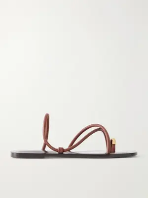 EMME PARSONS Laurie Leather Sandals - Black