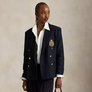 Ralph Lauren Double-breasted Crest Blazer