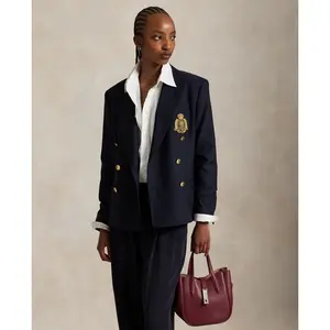 Ralph Lauren Double-breasted Crest Blazer