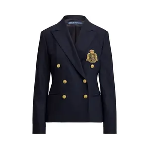 Ralph Lauren Double-breasted Crest Blazer