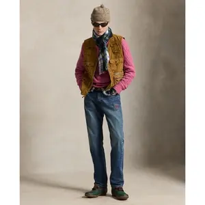 Ralph Lauren Suede Utility Vest