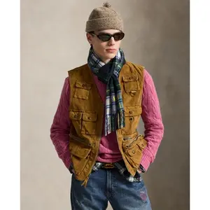 Ralph Lauren Suede Utility Vest