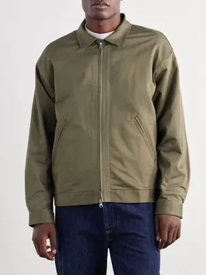 Nn07 Organic Cotton Satin Zip-up Jacket