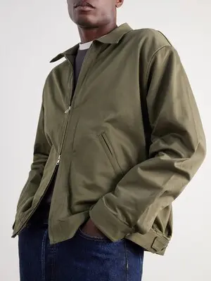 Nn07 Organic Cotton Satin Zip-up Jacket